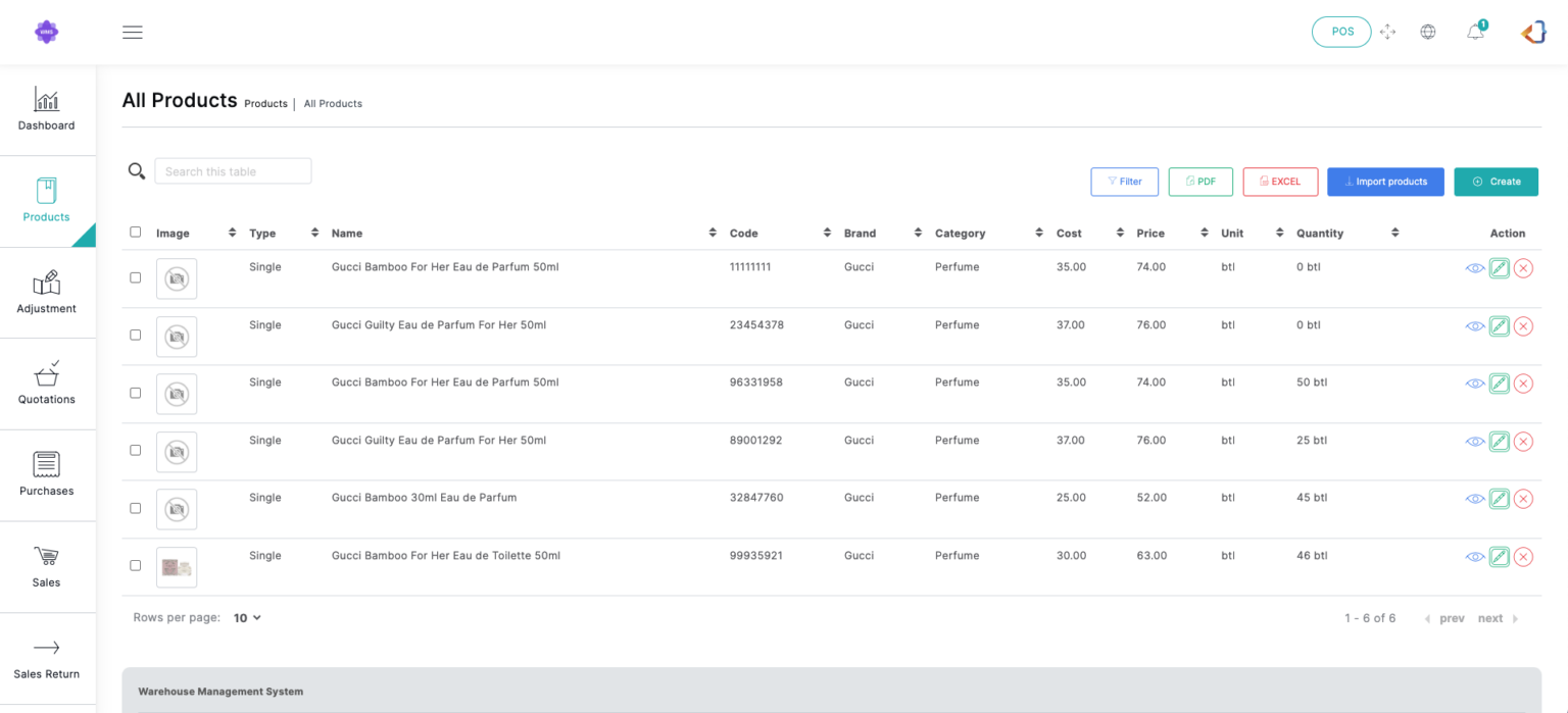 Warehouse Management System - VeCar Digital Programming